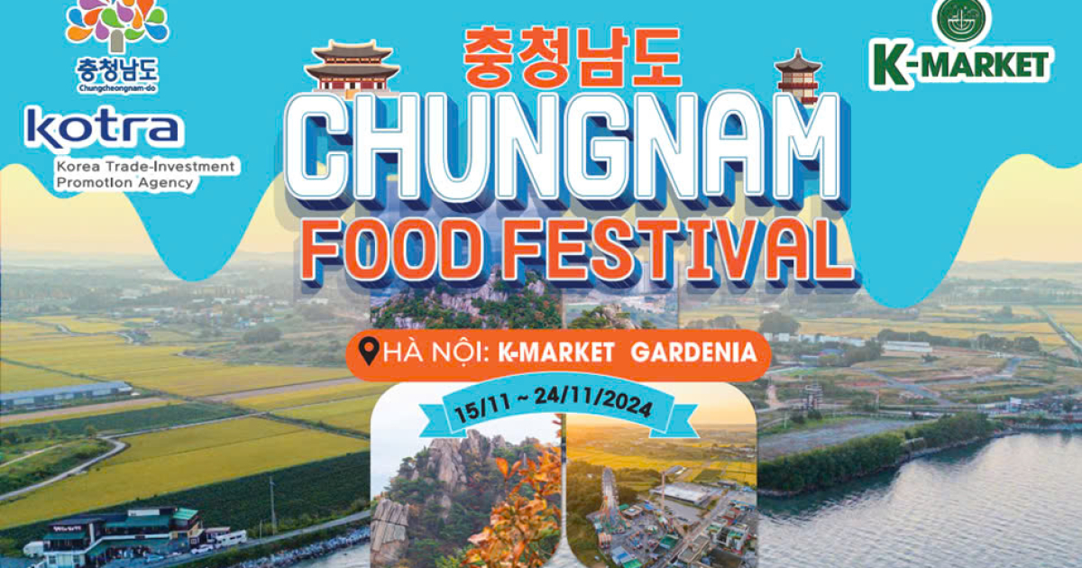 Chungnam Food Festival 2024: Tham Gia Lễ Hội Ẩm Thực Đặc Sắc Năm 2024!